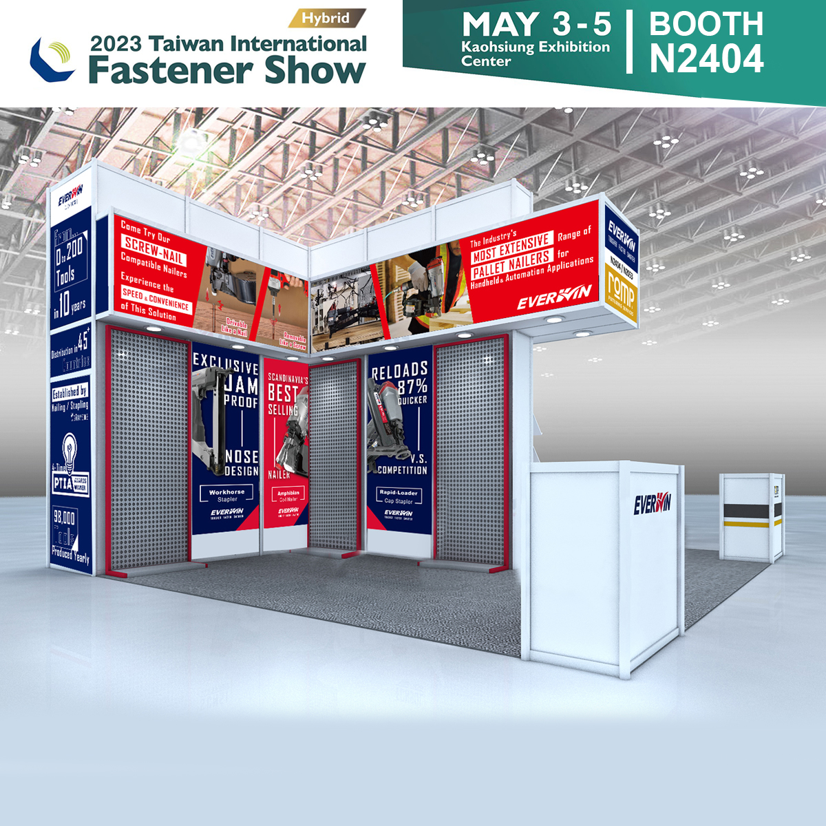 2023 Taiwan International Fastener Show - Everwin Pneumatic