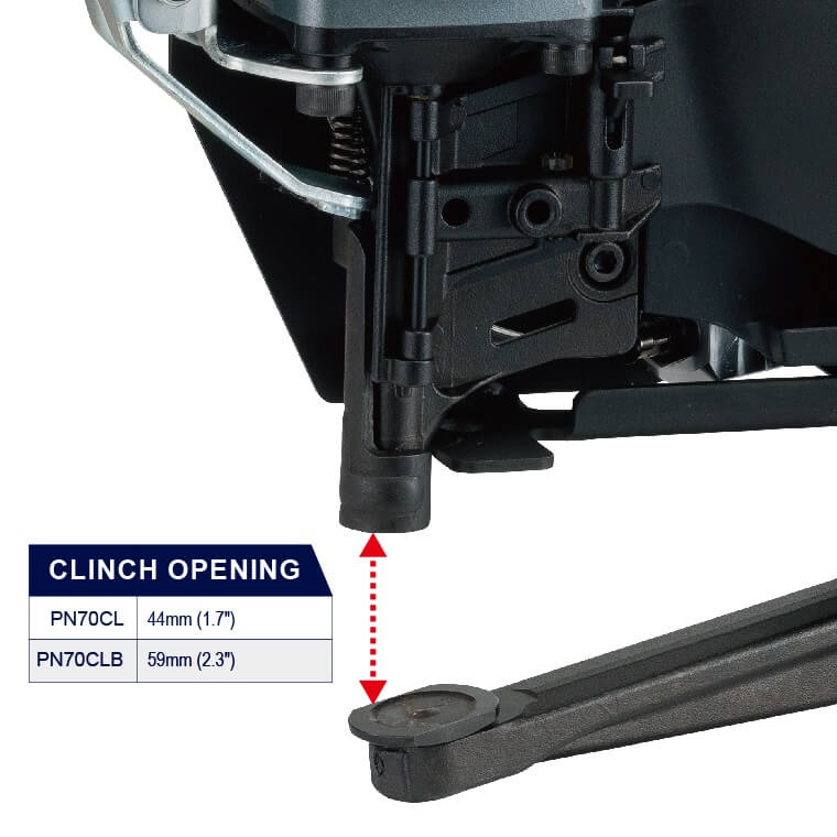 45mm Clinch Nail Gun | PN70CL - Everwin Pneumatic
